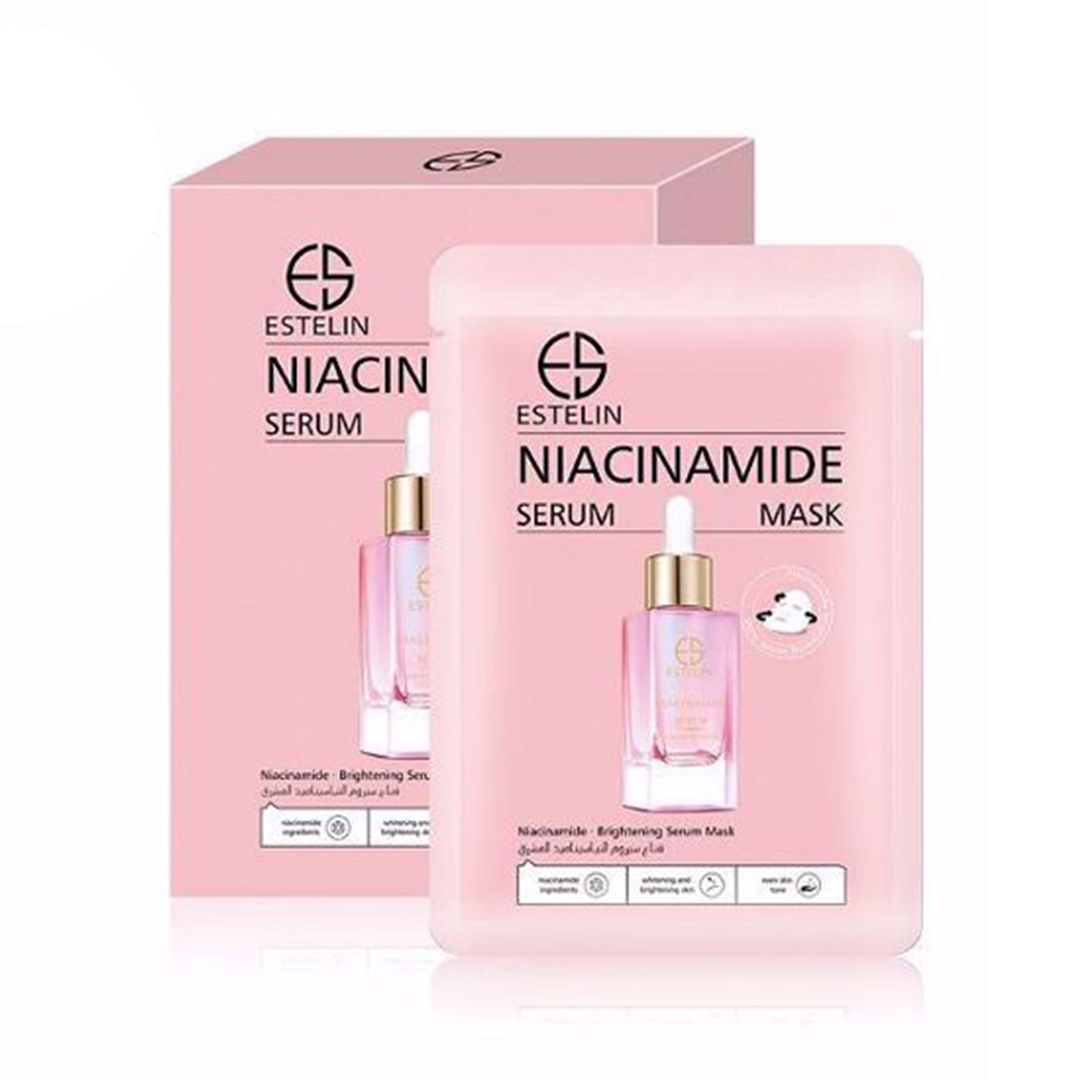 Estelin Niacinamide Serum Mask Pack (25ml x 10) | Nim