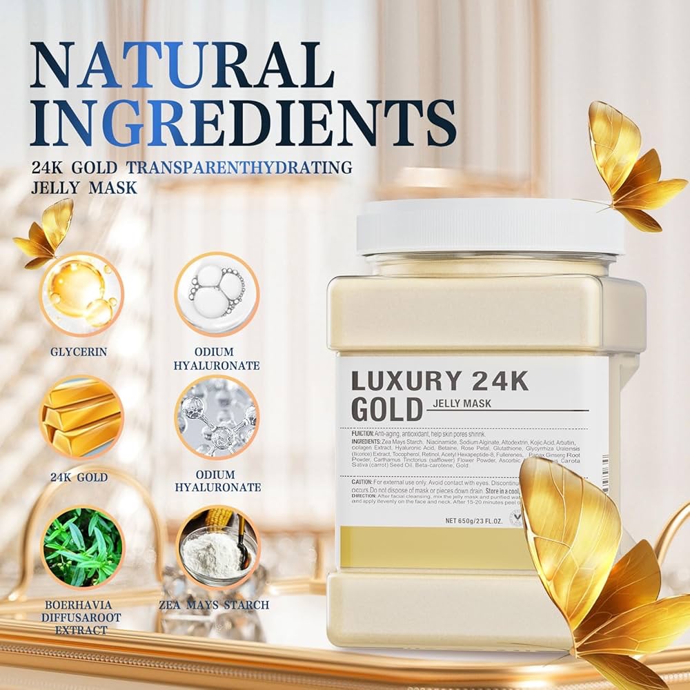 24K Gold Jelly Mask 650g | Nim